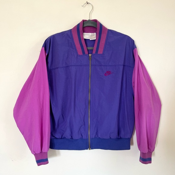 Nike | Jackets & Coats | Vintage Nike Colorblock Womens Windbreaker ...